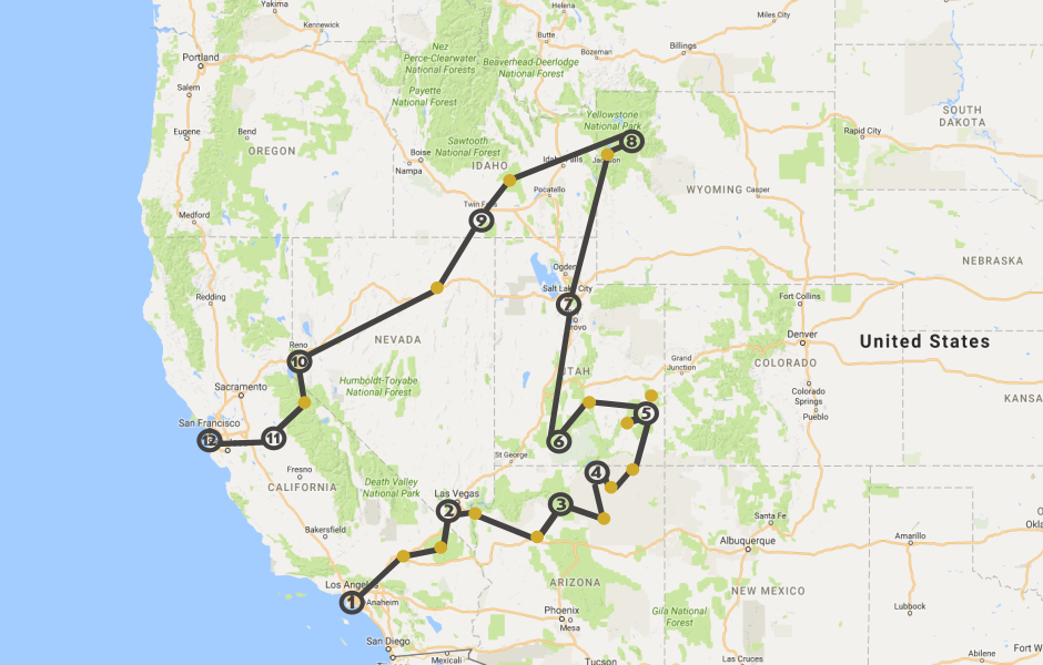 Putovanje u SAD - Nacionalni parkovi SAD-a - 2017 - Kaiser Putovanja